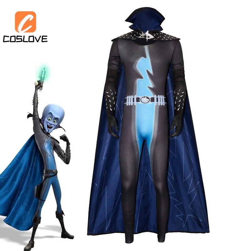 Anime Movie Megamind Cosplay Clothing Full Set Costume Suit For Man ...