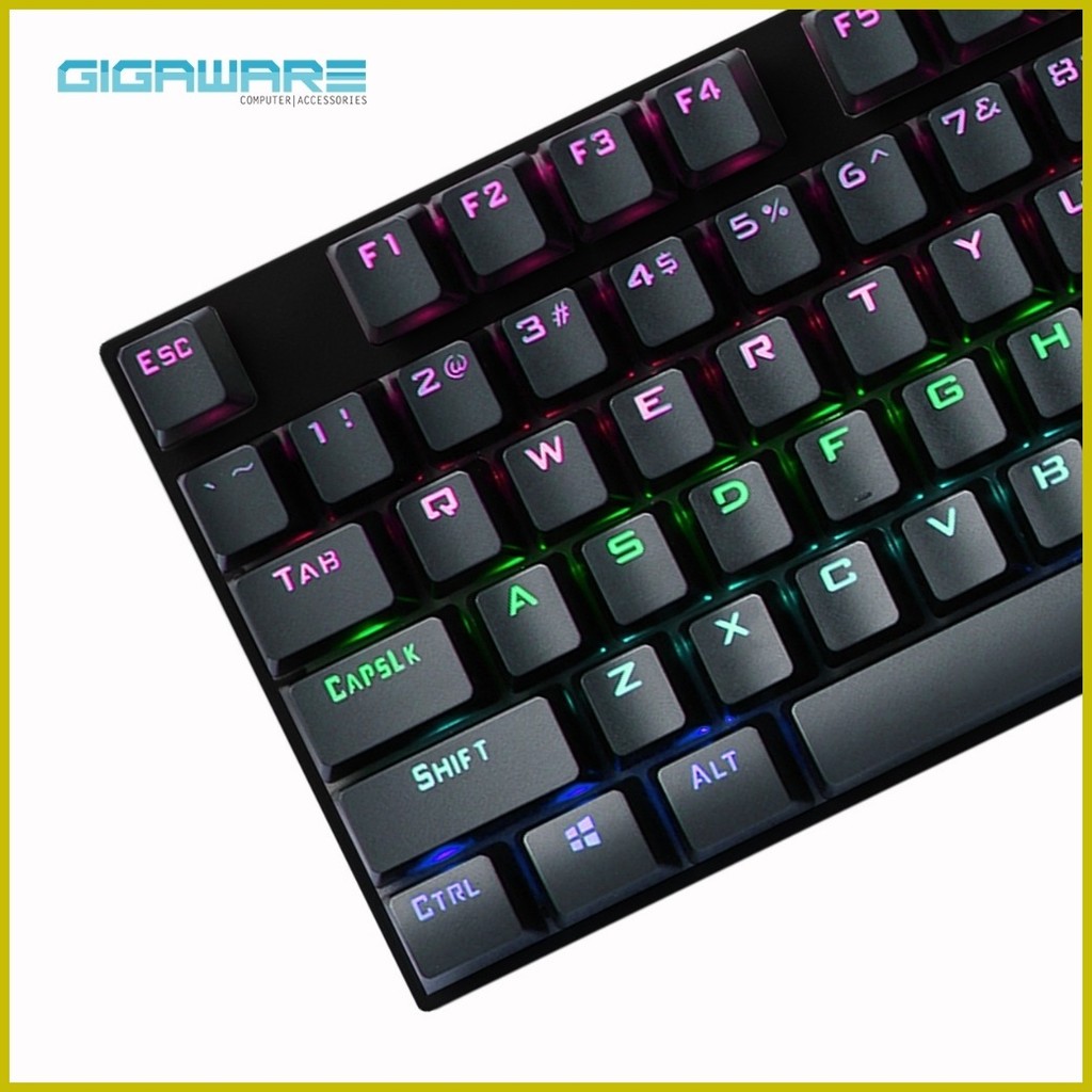 Gigaware KG1 Mnemonix TKL 87 104 Keys Hot-Swappable RGB Backlight ...