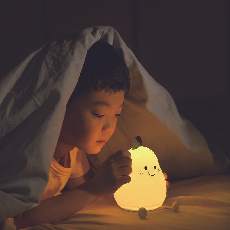 Pear Night Light, Kama Mga Bata, Rechargeable, Bilang Dekorasyon, Hugis ...