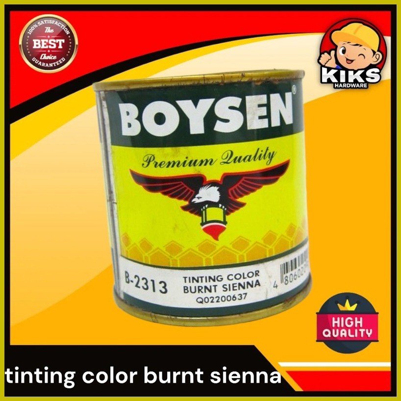 ☸ ♧ Boysen Tinting Color Burnt Sienna BS2313-1/4 [Boysen Products ...