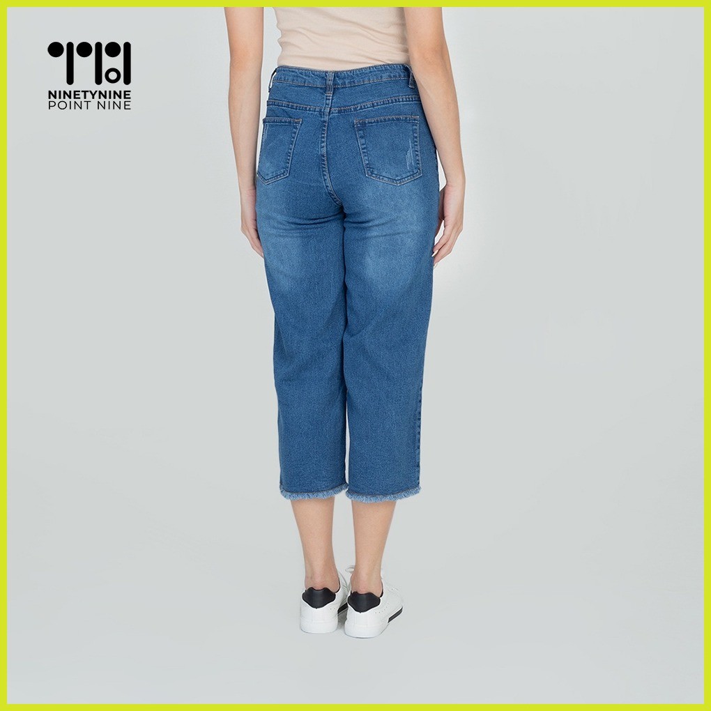 ⇦ ╭ ∥ 99.9 Denim Square Pants for Women [8239] | Shopee Philippines
