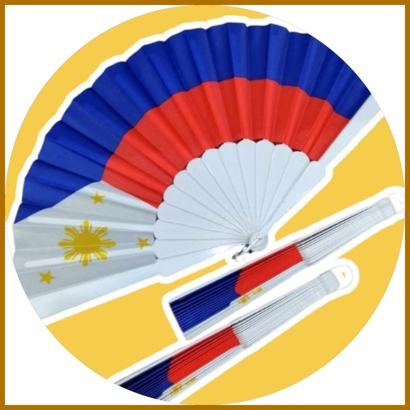 Philippine Flag fan Filipiniana | Shopee Philippines