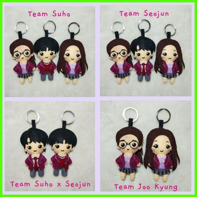 ۩ 100% True Beauty Kdrama Chibi Keychain Doll | True Beauty Merch ...