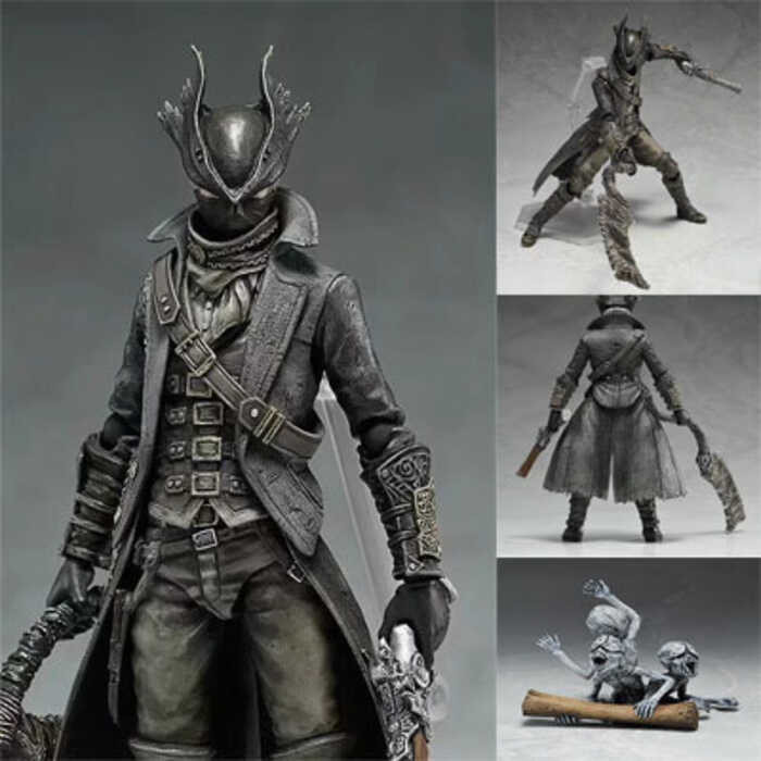 Anime Figma W 367 # Bloodborne Curse Hunter With Messenger Special ...