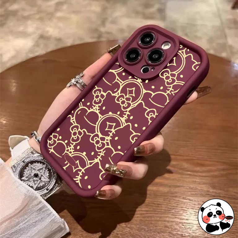 Luxury Gold Hello Kitty Ladder Casing For iPhone 16 Pro Max 15 14 Plus ...