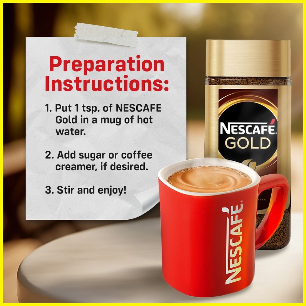 § ⭐ Nescafe Gold Intense Instant Coffee 100g | Shopee Philippines