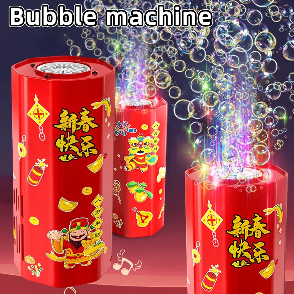 （Local Seller）Automatic Fireworks Bubble Machine With Flash Lights ...