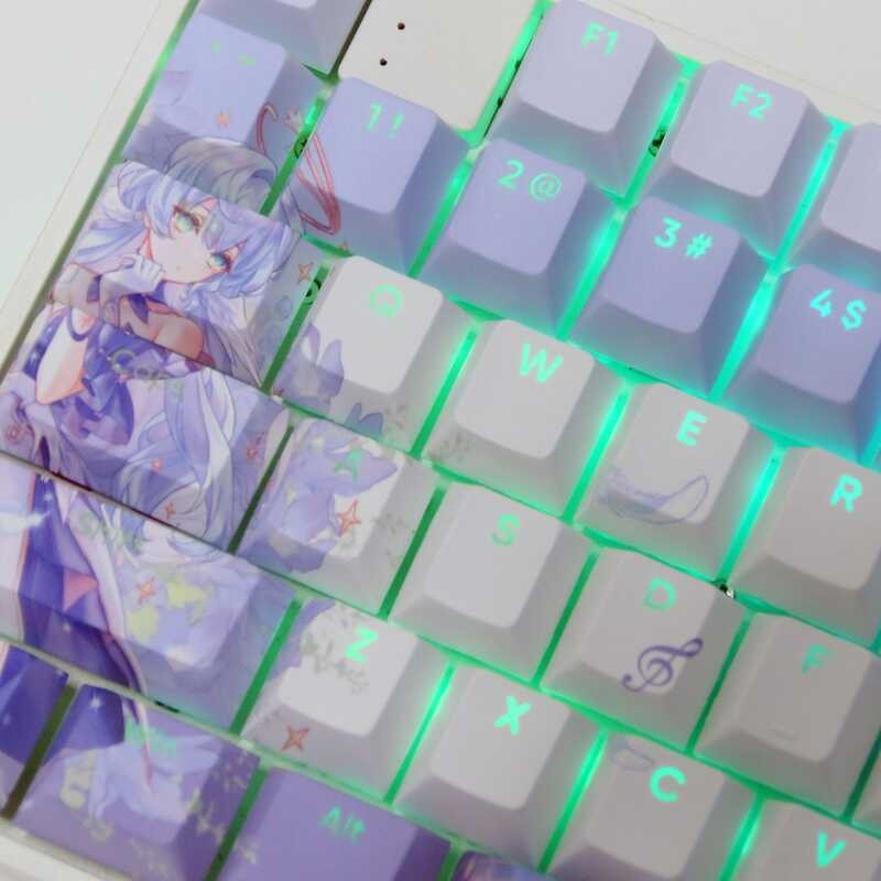 Star Honkai Rail Robin's Key Cap RGB PBT Robin Keycap For Nical ...