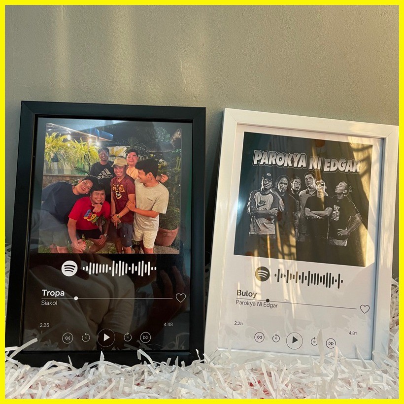 Customized/Personalized Spotify Frame | Gift Ideas | Glass Frame ...