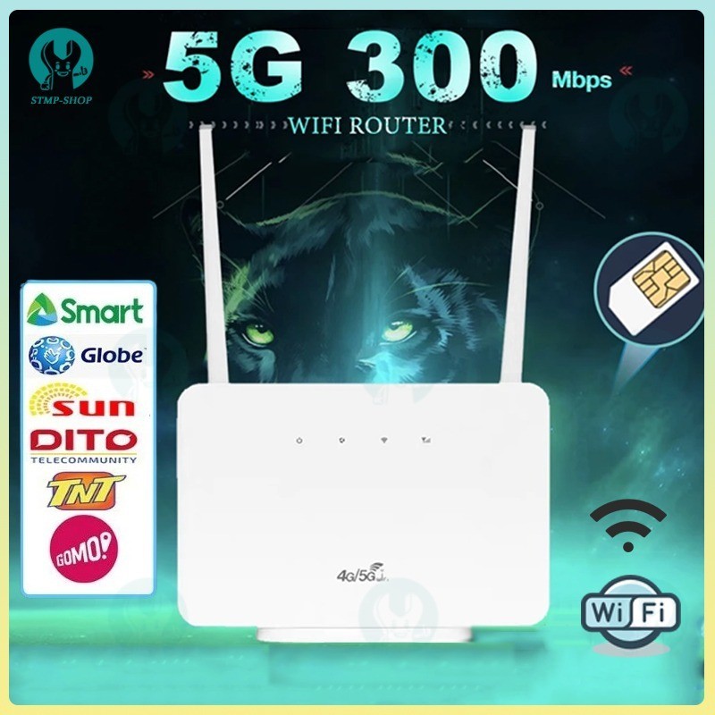 【COD】300Mbps 4G/5G Router Multi-Mode Wi-Fi Dual Band Gigabit Router ...