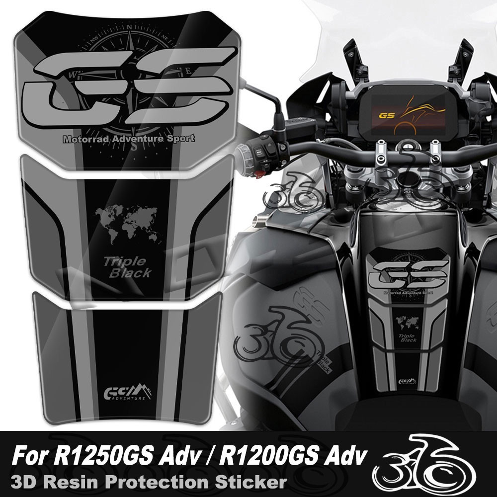 3D Motorcycle Tank Sticker For BMW R1250GS Adv R1200GS Adv LC | Shopee ...