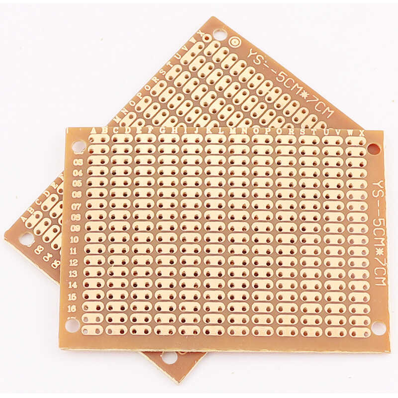 5*7cm 5PCS DIY Prototype Paper PCB Universal Experiment Matrix Circuit ...