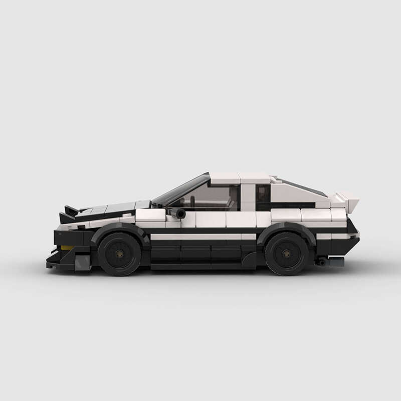 Racing MOC Car City Champions Sports Ae86 Gt-Apex Building Blocks ...