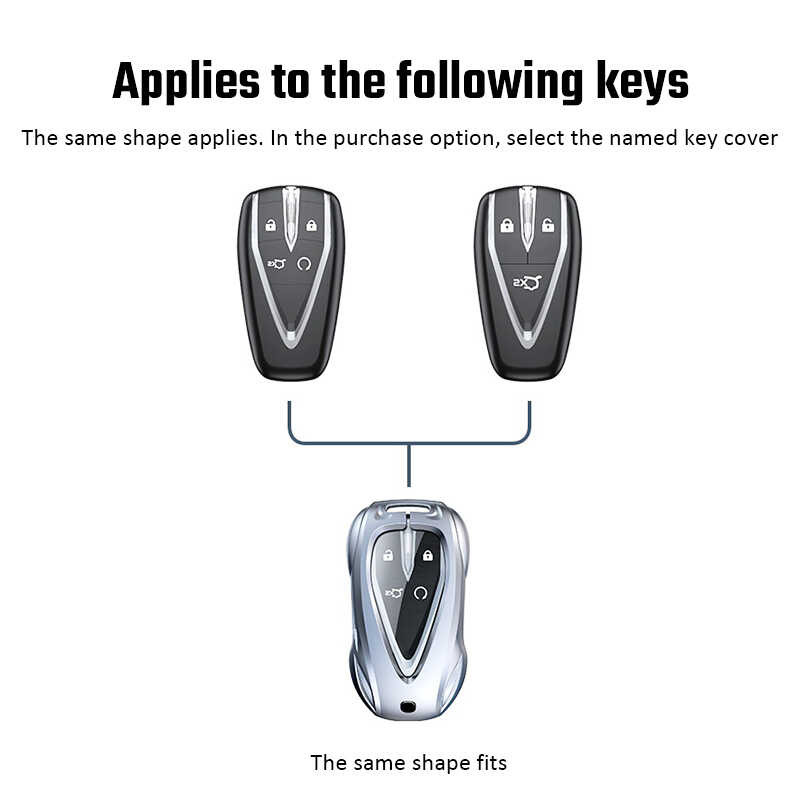 Zinc New Alloy Fashion Car Key Cover Shell Para Sa Changan Cs35 Cs75 PLUS Cs85 Cs55 Cs15 Cs95 ...