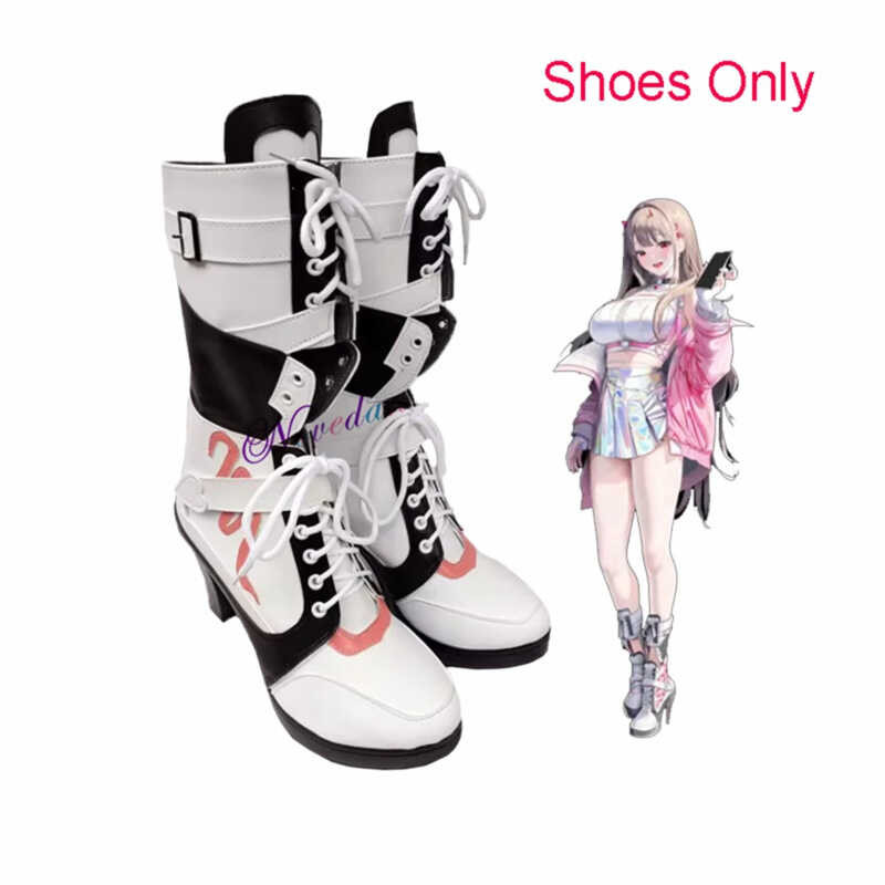 Of The Goddess Victory NIKKE Alice Costume Shoes Wig Cosplay Latex ...