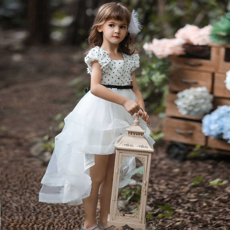 Na Formal Damit Polka Dot Floral Mesh, Fluffy Trailing Skirt ...