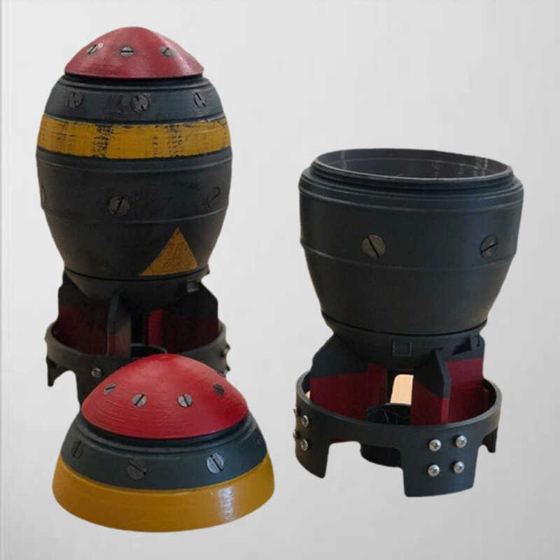 Mini Nuclear Bomb Coin Can Game Peripheral Ornament Creative Des op ...
