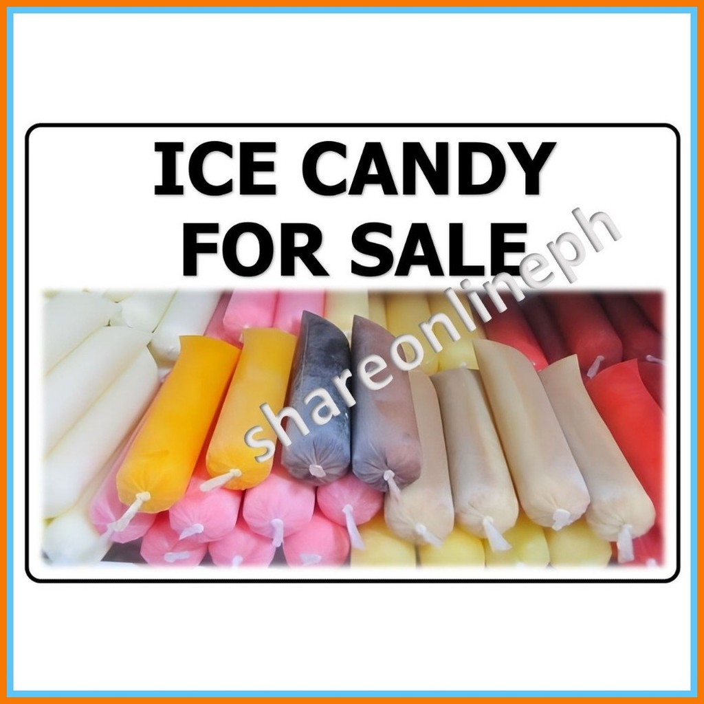 Laminated Signages Halo Halo For Sale Ice Candy Ice For Sale Signages ...