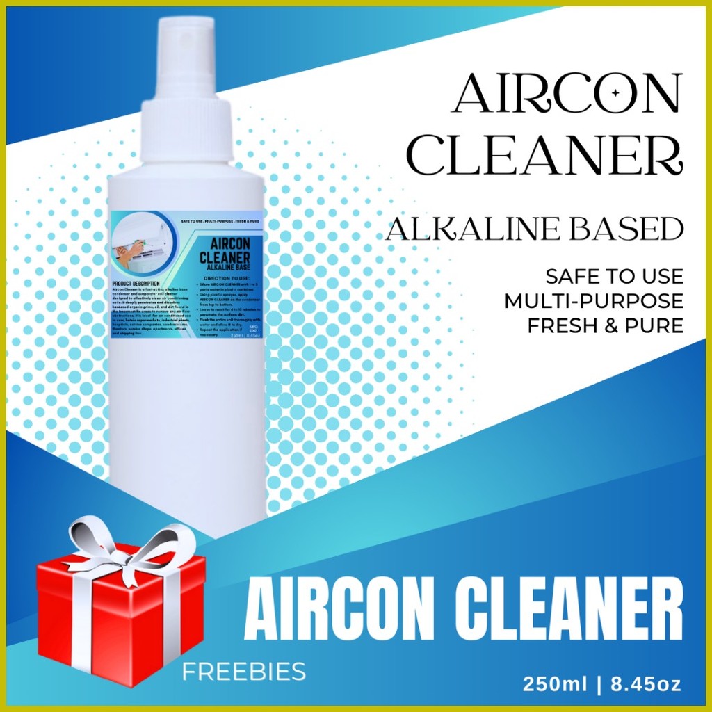 1 liter Aircon cleaner alkaline base effective condenser and evaporator ...