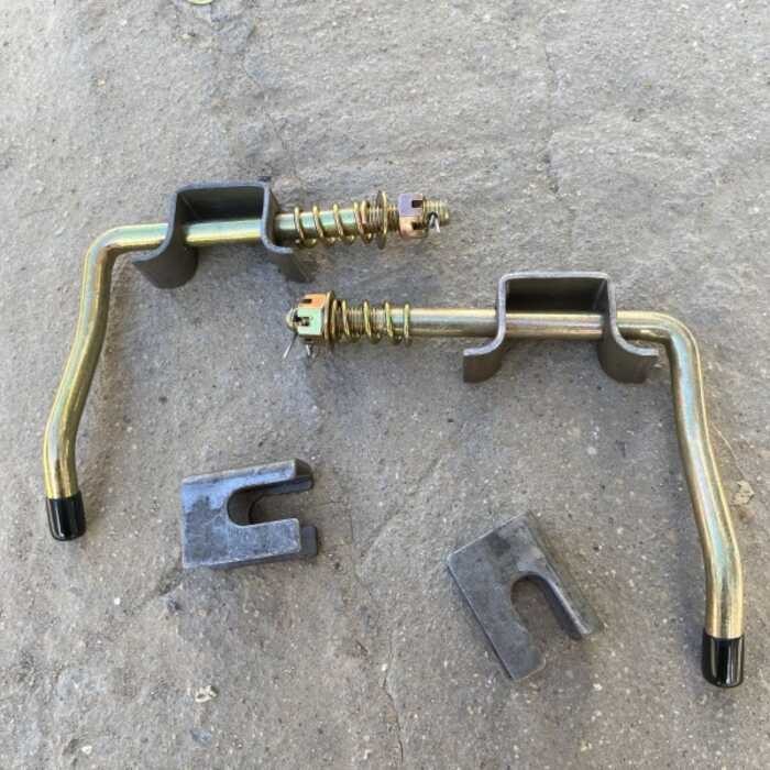 Three wheel car truck carriage handle, seven character hook, electric ...