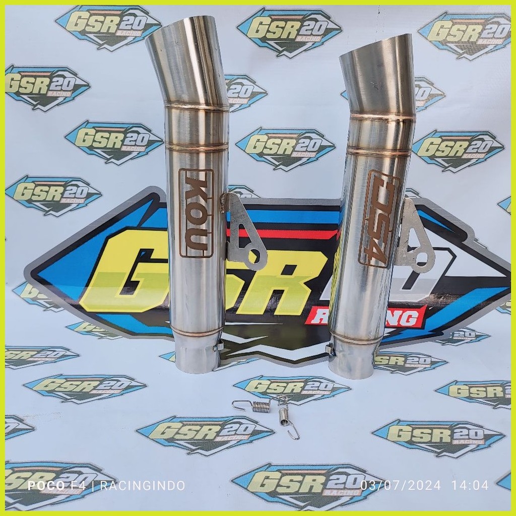 ⚕ ☸ Kou Mahachai SUPER OPEN Motorcycle Exhaust Inlet 51mm Muffler ...