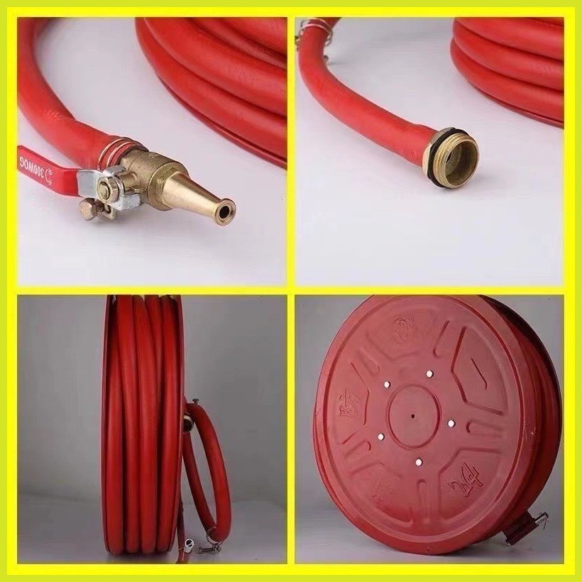 ← 20/25/30m fire hose reel Fire hydrant box water hose reel fire ...