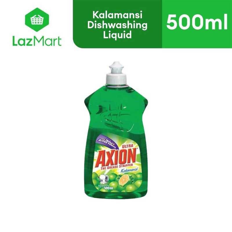 Axion Antibacterial Dishwashing Liquid Kalamansi 500Ml | Shopee Philippines