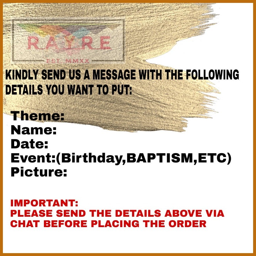 EMPERADOR THEME PERSONALIZE NAME AGE PICTURE CAKE TOPPER SET | Shopee ...
