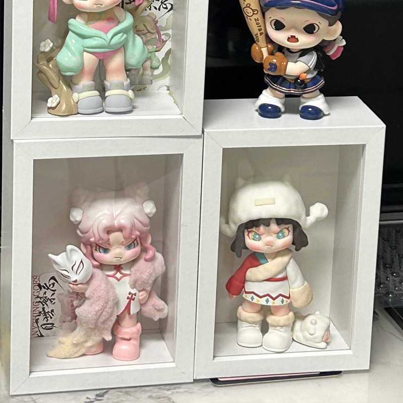 Mystery Box Storage Photo Frame Pop Mart Figure Transparent Anti-dust ...