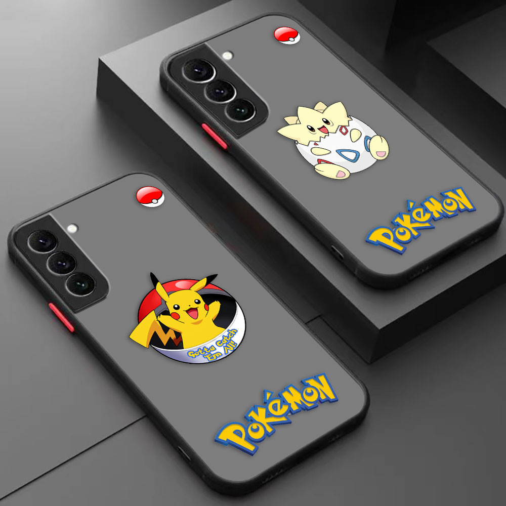 Kawaii Pokemon Pikachu Togepi Matte Shockproof Cell Phone Case For ...