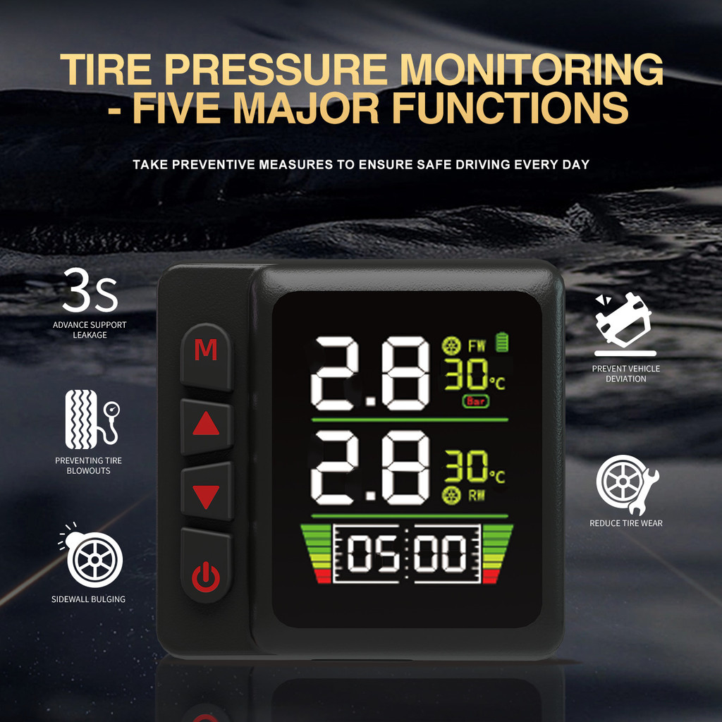 LONK Motorcycle Head Up Display Tirepressure Monitoring System ...