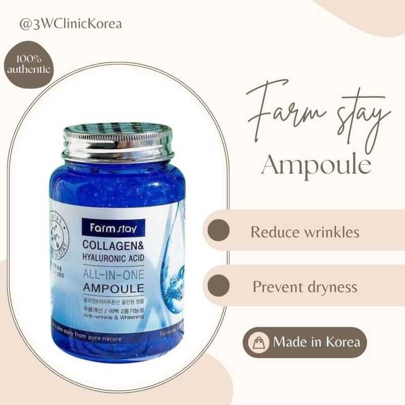 STAY & FARM Hyaluronic Acid All In One Collagen Ampoule [250Ml ...