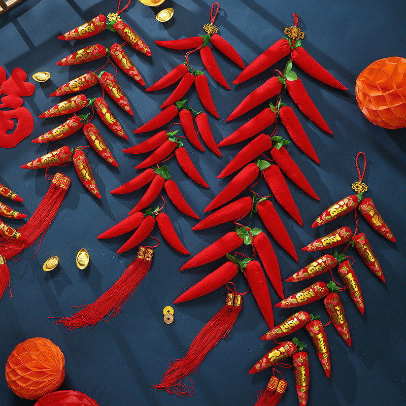 Firecrackers And Pepper String Pendants For Housewarming, Moving Door ...
