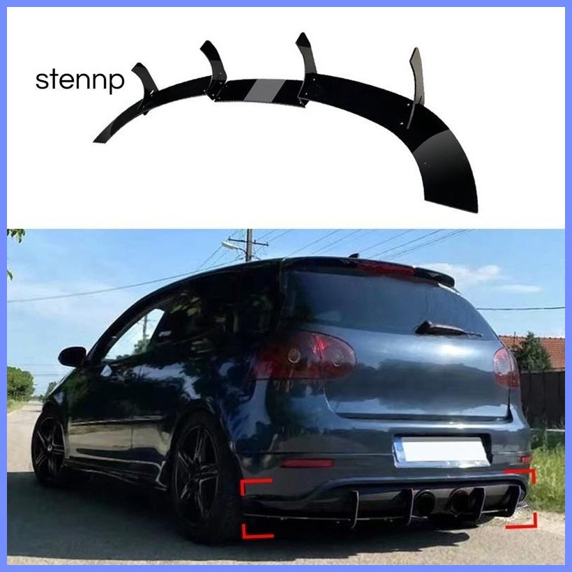 Golf MK5 R32 Rear Bumper Diffuser Spoiler Car Bumper Protector Rear ...
