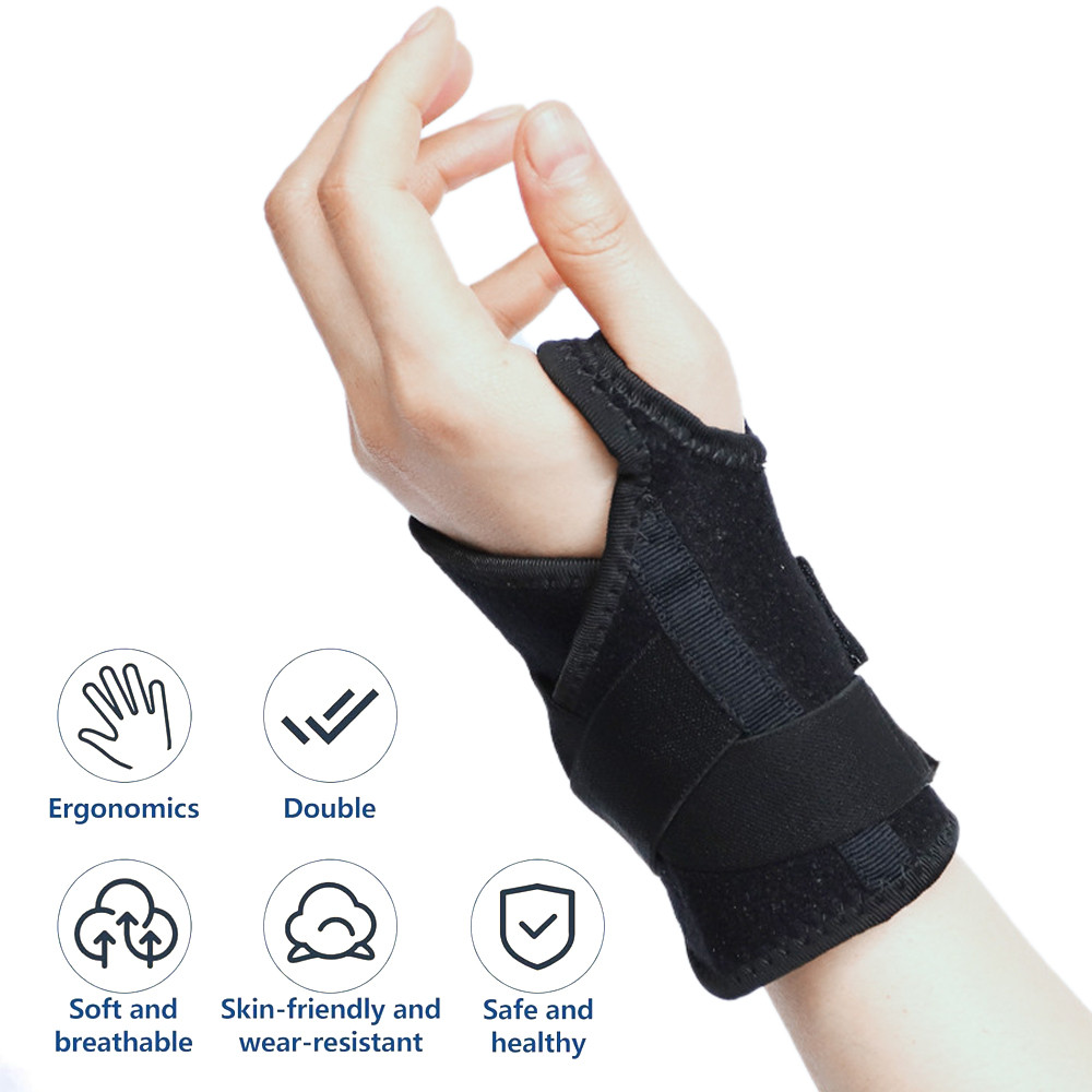 11PCS Wrist Brace with Soft Thumb Opening for Men Women Right Left Hand ...
