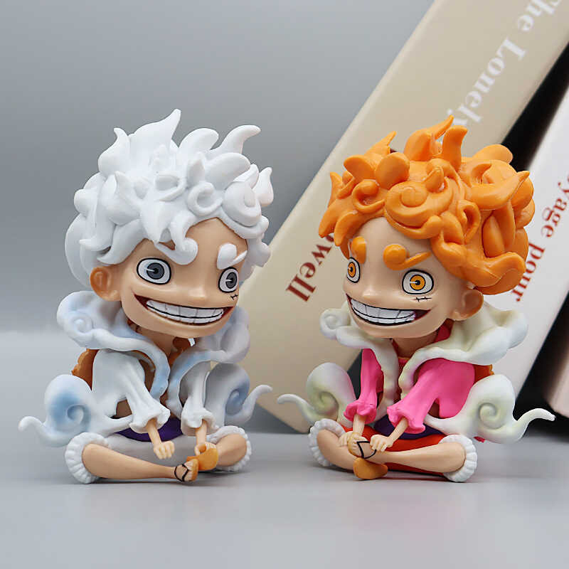 Anime Figurine ♡ One Piece Q Version Nika Sun God Luffy Peripheral ...