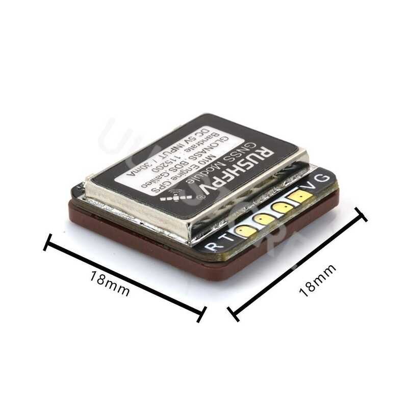 830 YIQI RUSHFPV GNSS MINI M10 UBX NMEA Dual Protocol GPS Module Built ...
