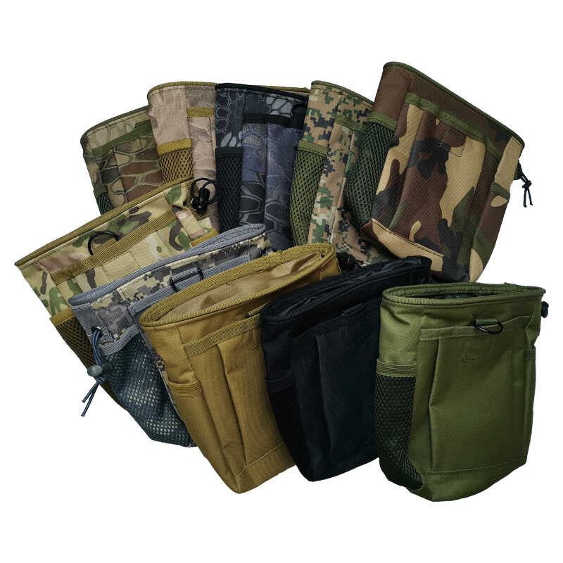 Outdoor Airsoft Molle Rifle Ammo Magazine Multicam Camo Dump Drop ...