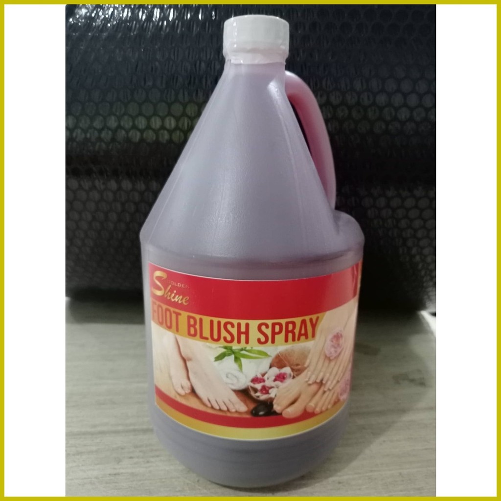 ๑ FOOT BLUSH SPAY PINKISH GLOW ON YOUR SOLES ( 1 GALLON) | Shopee ...
