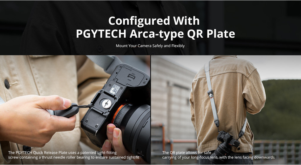 PGYTECH Camera Shoulder Strap - For Sony Canon Fuji Nikon Cameras ...