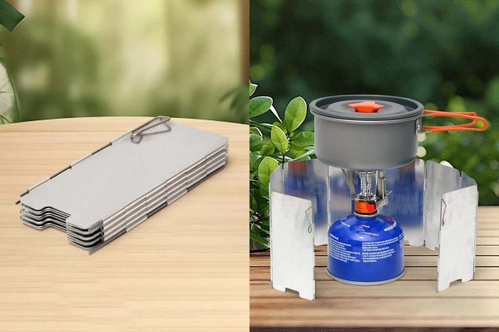 SEV Camping Stove Wind Guard Compact Stove Wind Guard Portable ...