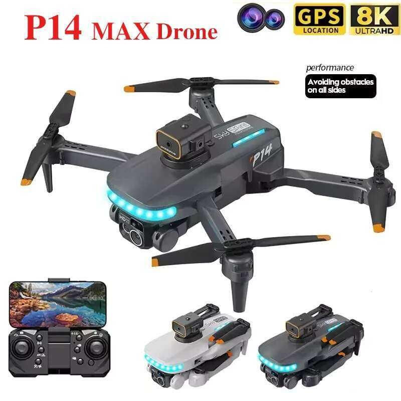 Control Remote Car P MAX GPS K Drone Profesional HD Dual Camera Optical ...