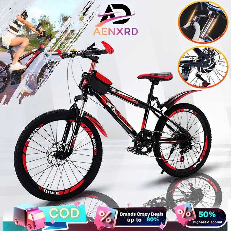 Bike For Kids Mountain Bike 20/24 Inch BMX Bicycle 21 Speed Boys&Girls ...