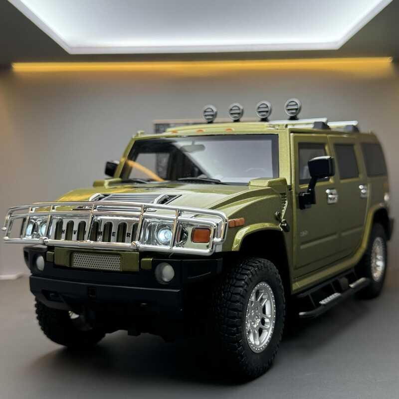 Aa OK Alloy 3 1:18 Hanma H2 Off-Road Vehicle And Light Feedback Toy Car ...
