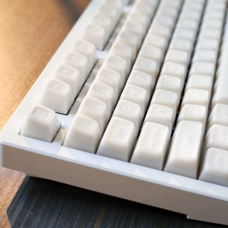 SA KBDiy Profile PBT Keycap Set White Translucent Keycaps nical ...