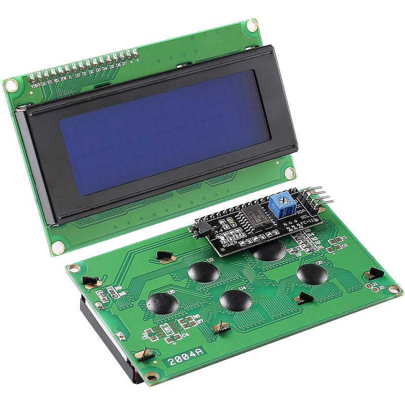 Gamit Display Ang Iic/I2c Interface Adapter IIC I2c TWI Serial 2004 20X4 LCD Module Shield Para ...