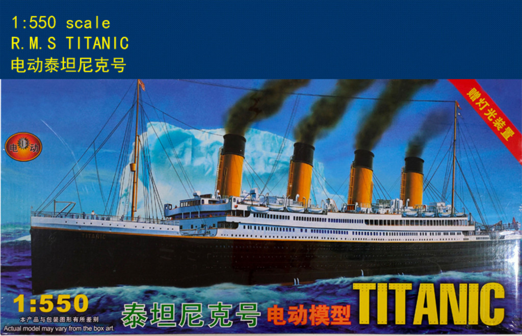 Trumpeter Minihobby 81301 1/550 TITANIC With Light Version Assembly Model Building Kits | Shopee ...