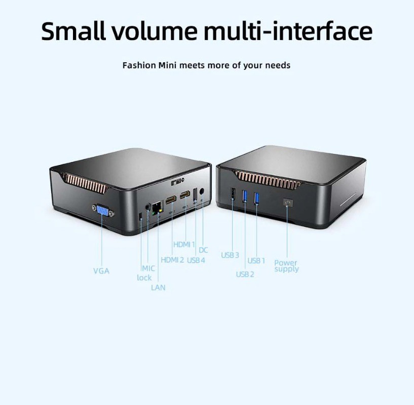 Mini PC Intel Alder Lake N95 N100 N5095 8GB/16GB 1TB NVMe Windows 11 ...