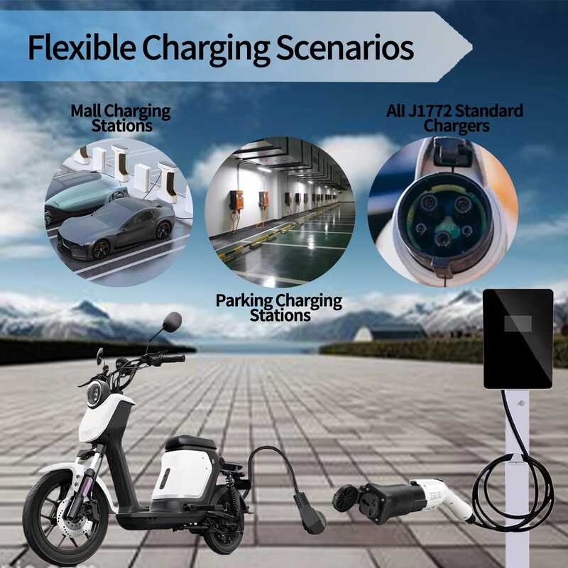 1 Type SAE J1772 Type1 NEMA 5-15 PLUG AC 220V EV Charger Connector ...