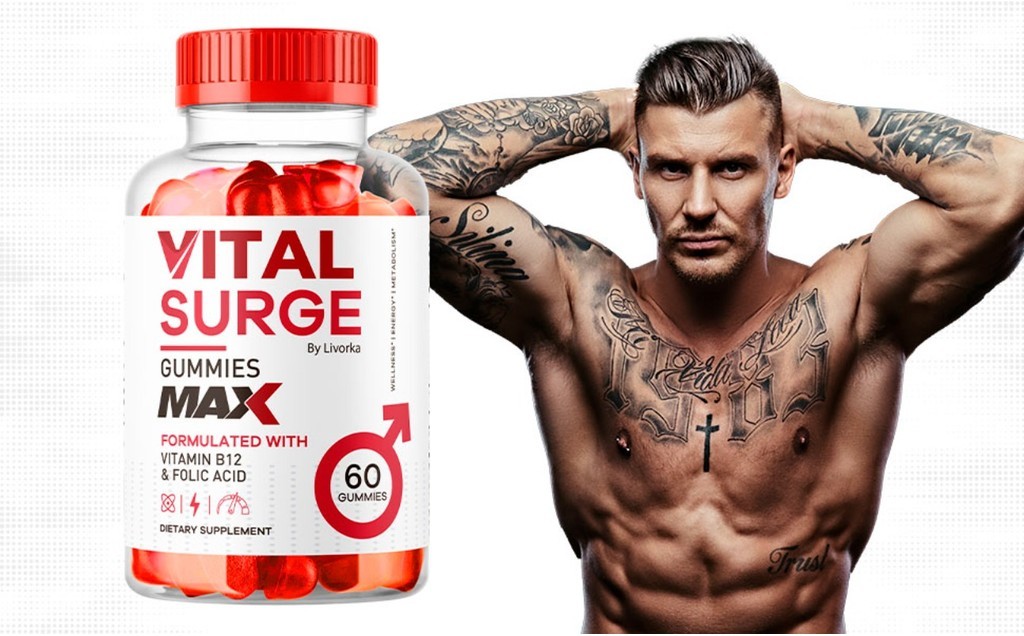 Male Vital Surge Gummies - Dietary Supplement Vital GrowXL ,Men's ...